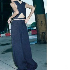 Zara | Jackets & Coats | Zara Zw Collection Back Wrap Vest | Poshmark